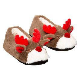 Children s Slippers Assortment 2 Sizes - BROWN